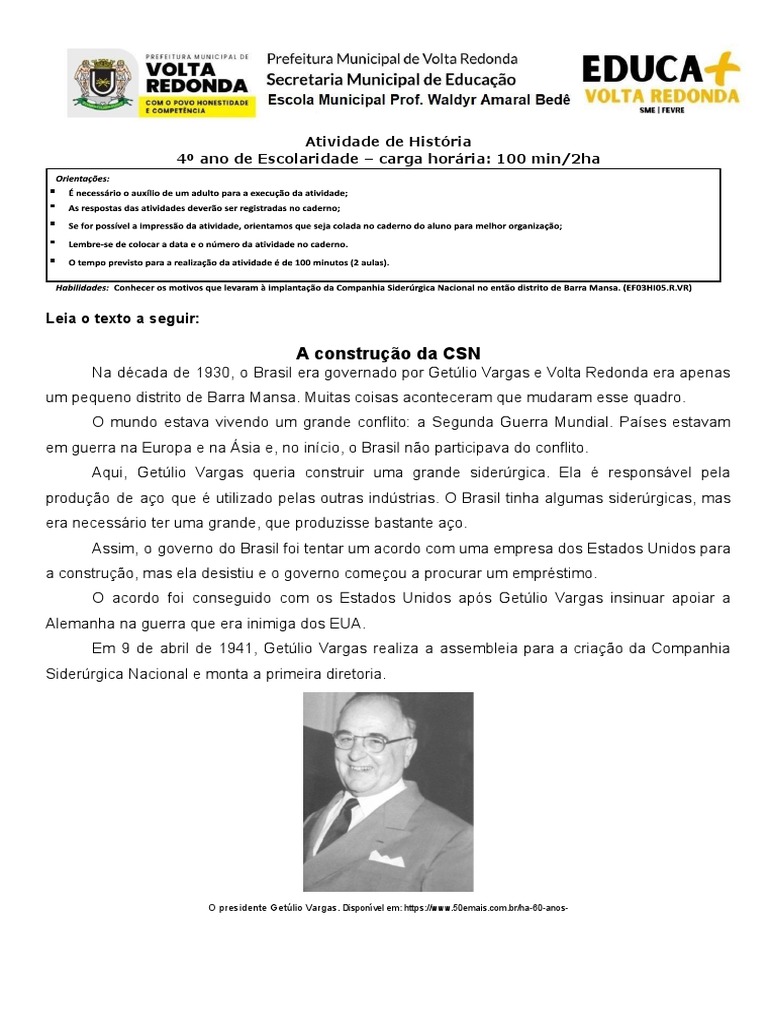 Construção Da CSN | PDF | Brasil