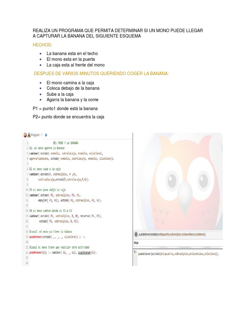 Análisis de la habilidad de un mono para resolver problemas simples y alcanzar un objetivo ...