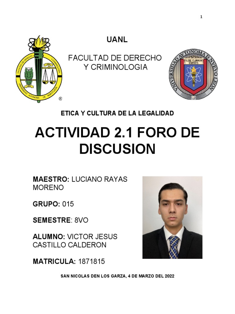 Etica Act2.1 | PDF | Crímenes | Crimen y violencia