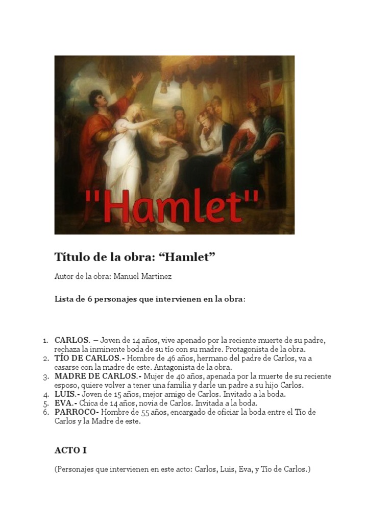 Hamlett | PDF | Víspera