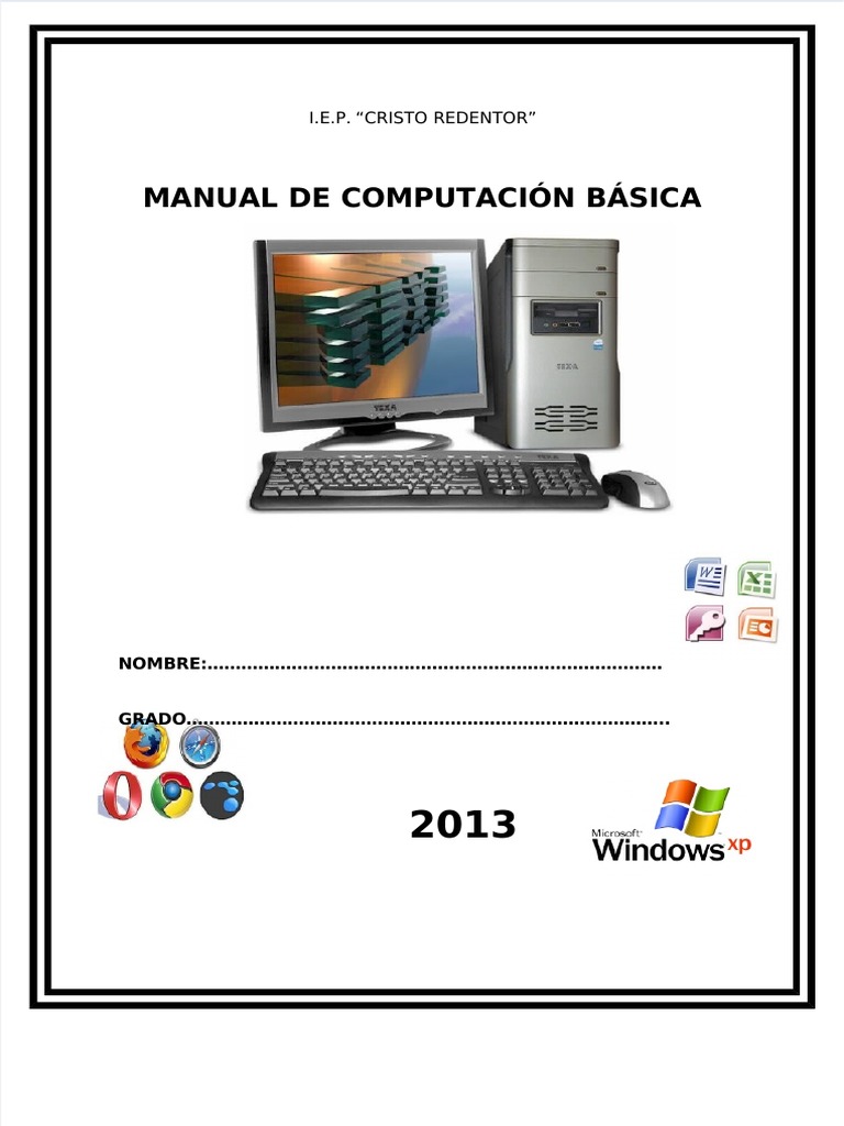 Manual Básico de Computación 2013 | PDF | Almacenamiento de datos de la computadora | Módem