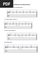 Acordes Basicos Guitarra | PDF