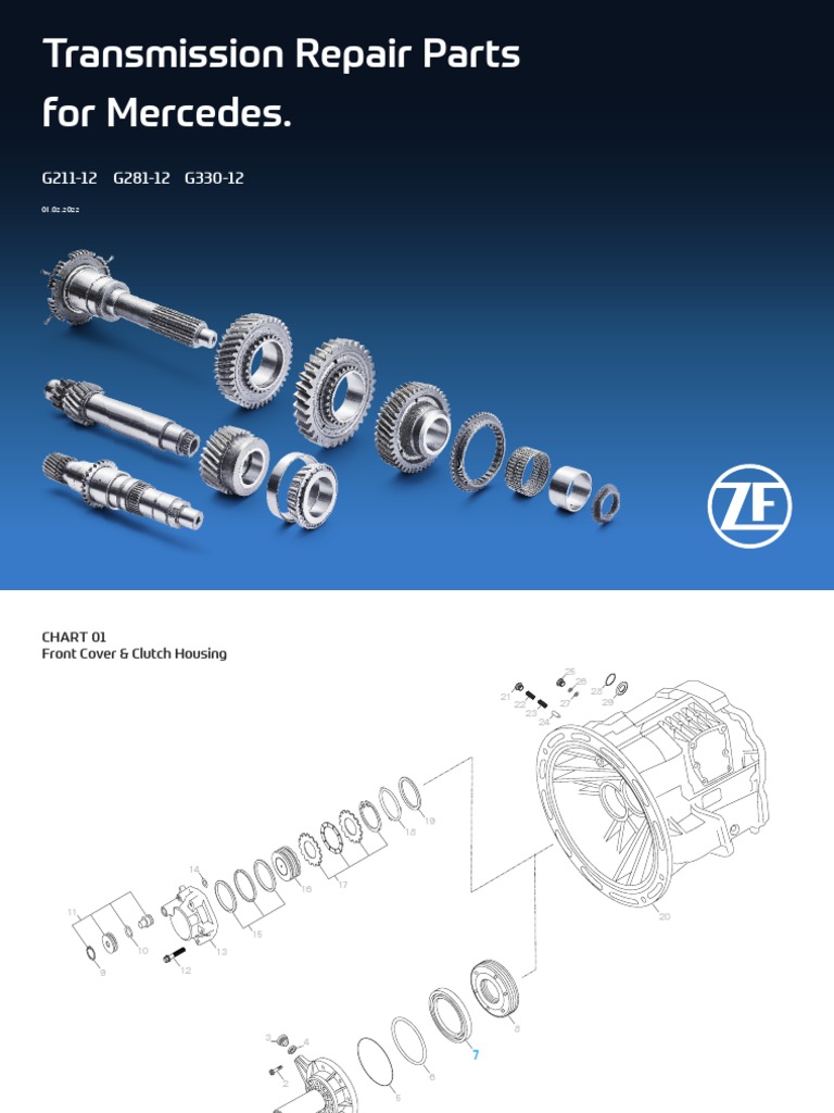 Mercedes Transmission Repair Parts Guide | PDF | Manual Transmission ...