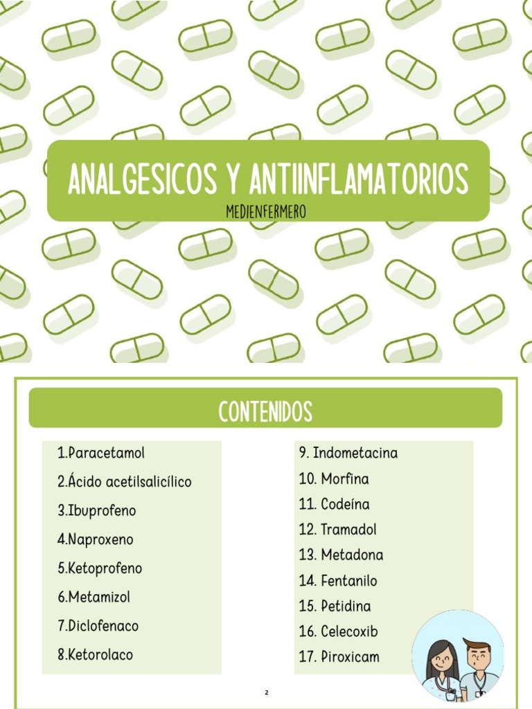Analgesicos y Antiinflamatorios | PDF | Droga anti-inflamatoria libre ...