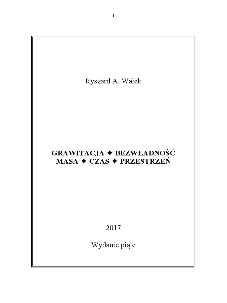 Grawitacja | PDF