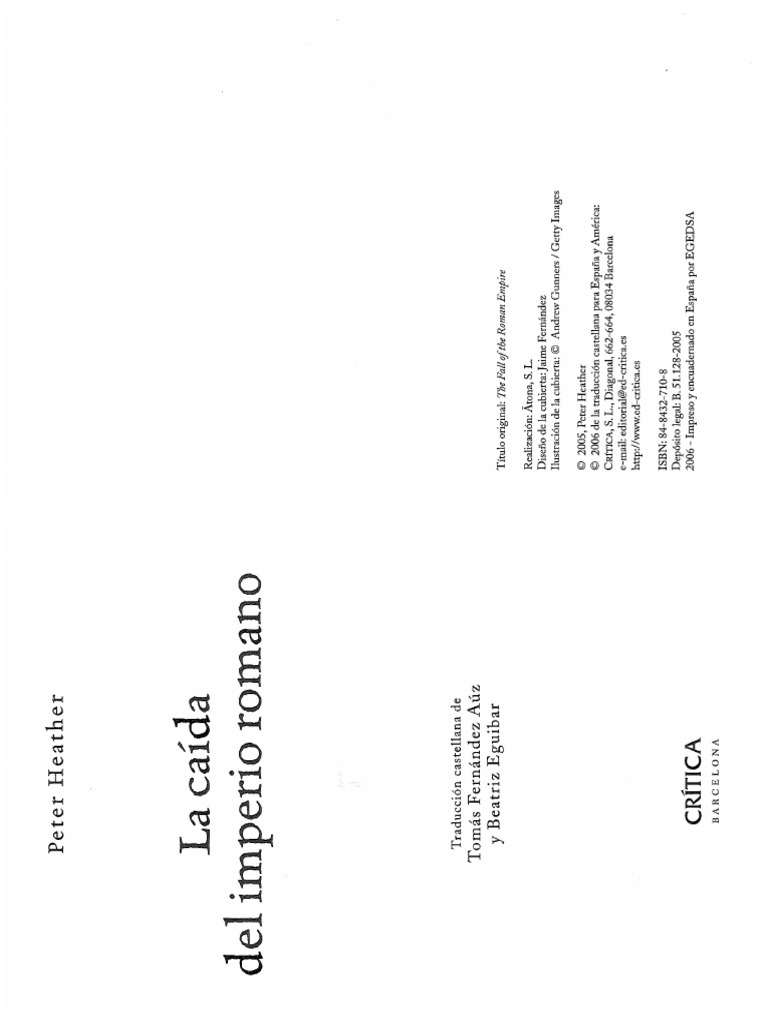 HEATHER - La Caída Del Imperio Romano - Capítulo 10 PDF | PDF