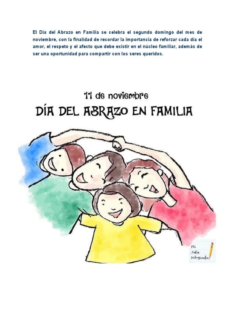 Abrazo en Familia | PDF