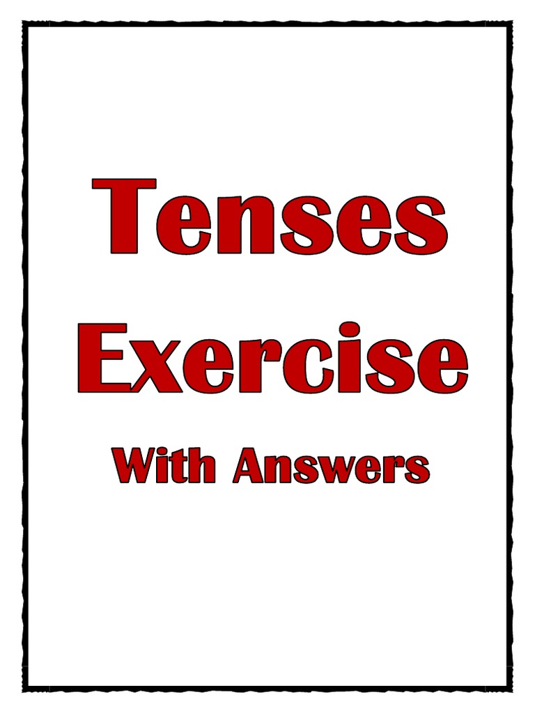 Instapdf - in Tenses Exercise With Answers 369 PDF | PDF