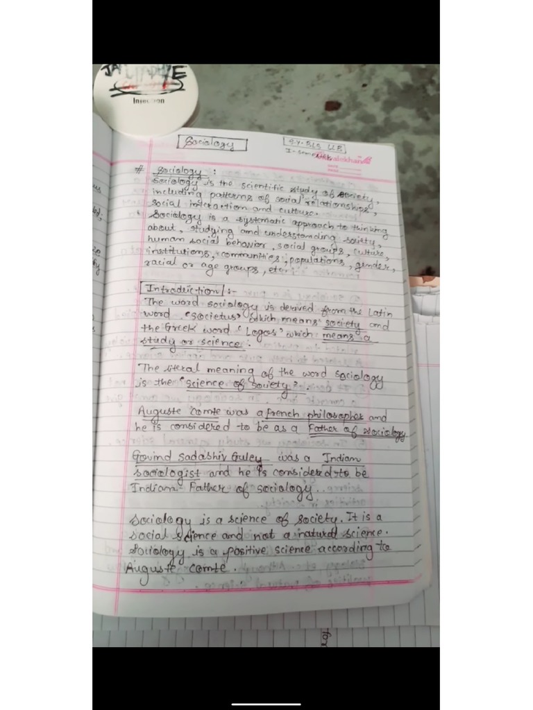 Sociology (1) For Bls LLB | PDF