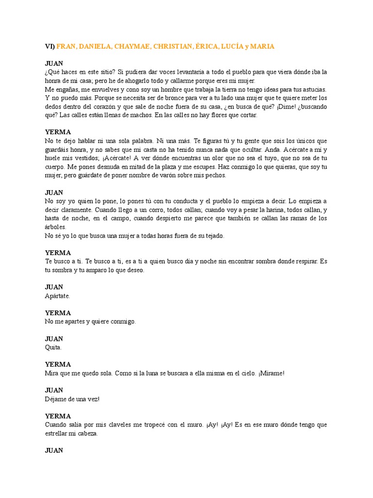 Textos Yerma-6 | PDF