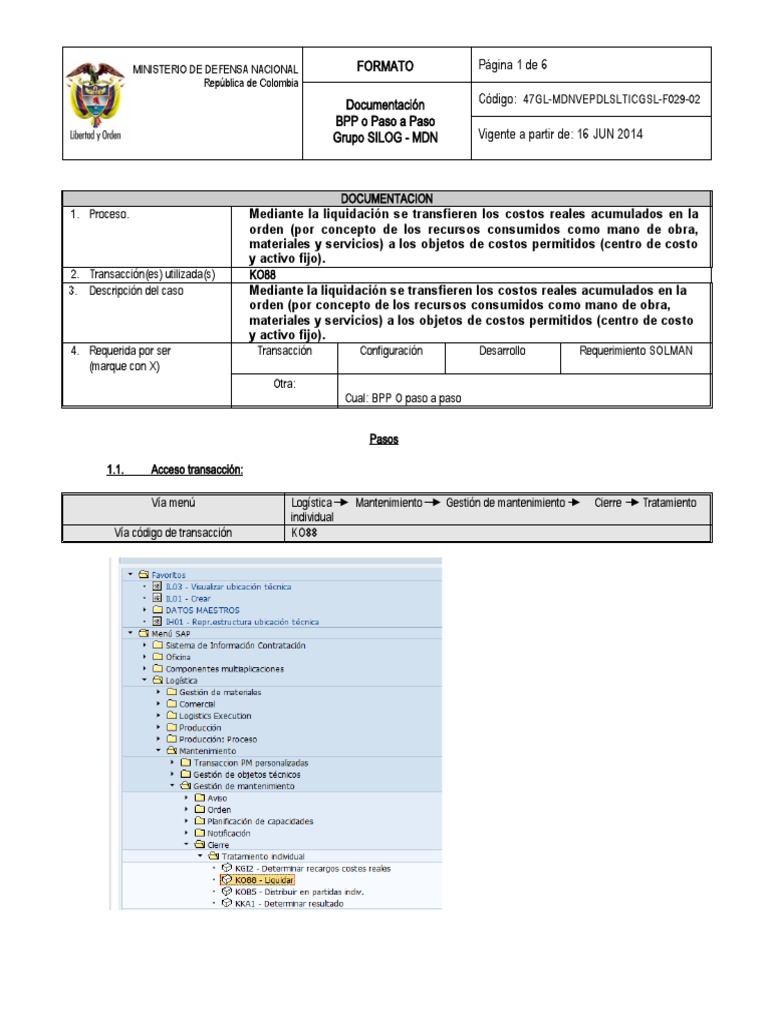 Ko88 Liquidacion Real Orden | PDF | Contabilidad | Informática