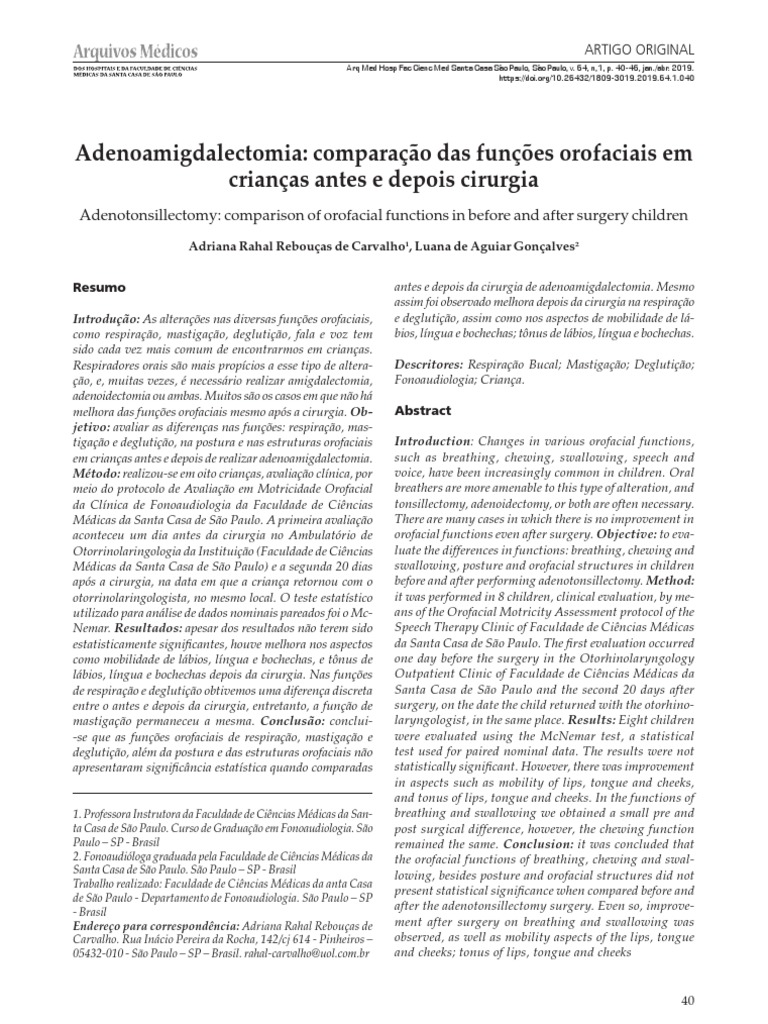 root,+AO-146+-+Adenoamigdalectomia+-+comparação+das+funções+orofaciais ...