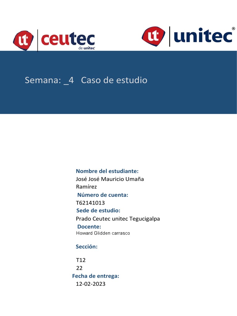 Caso de Estudio: José Umaña Ramírez | PDF