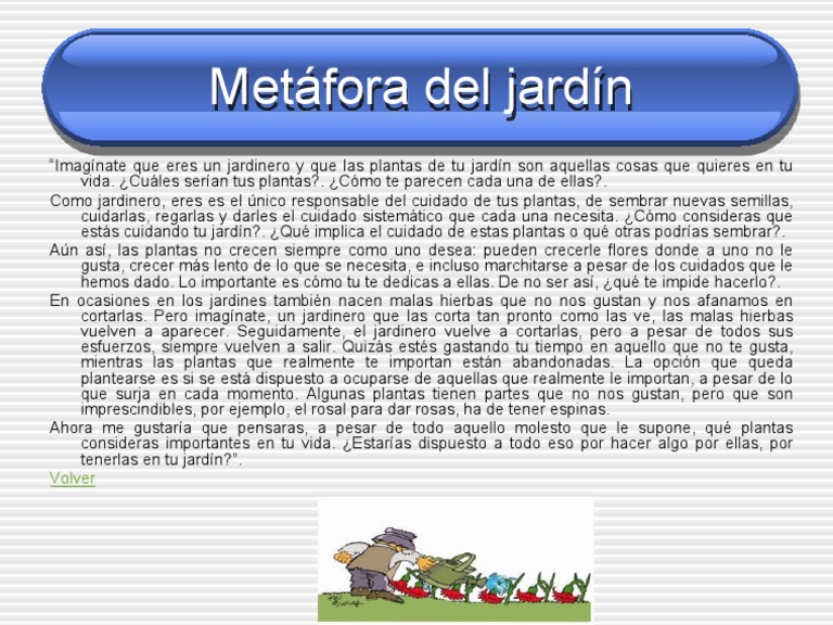 Metáfora Del Jardín | PDF
