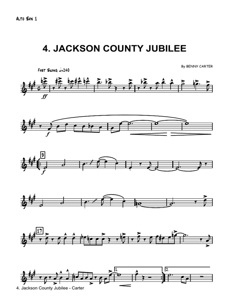 04 - Alto Sax 1 PDF | PDF