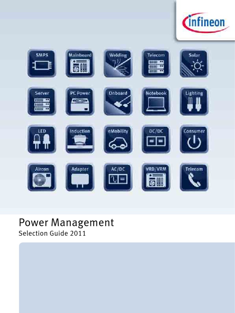 Infineon Selection-Guide+2011 Low Res | PDF | Rectifier | Battery Charger