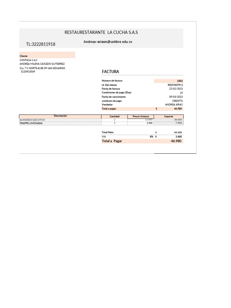 Factura Electronica Milena PDF | PDF