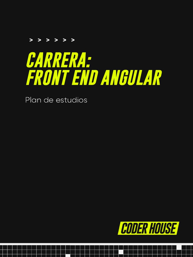 Carrera Desarrollo Front End ANGULAR | PDF | J Query | Bootstrap (marco frontal)