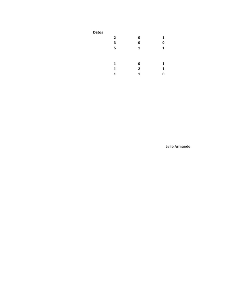 Ejemplos de Matrices PDF | PDF