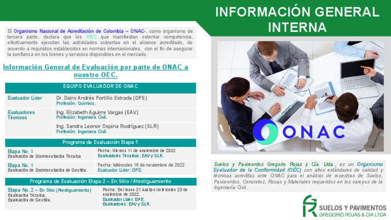 Plan de Evaluacion de Onac | PDF