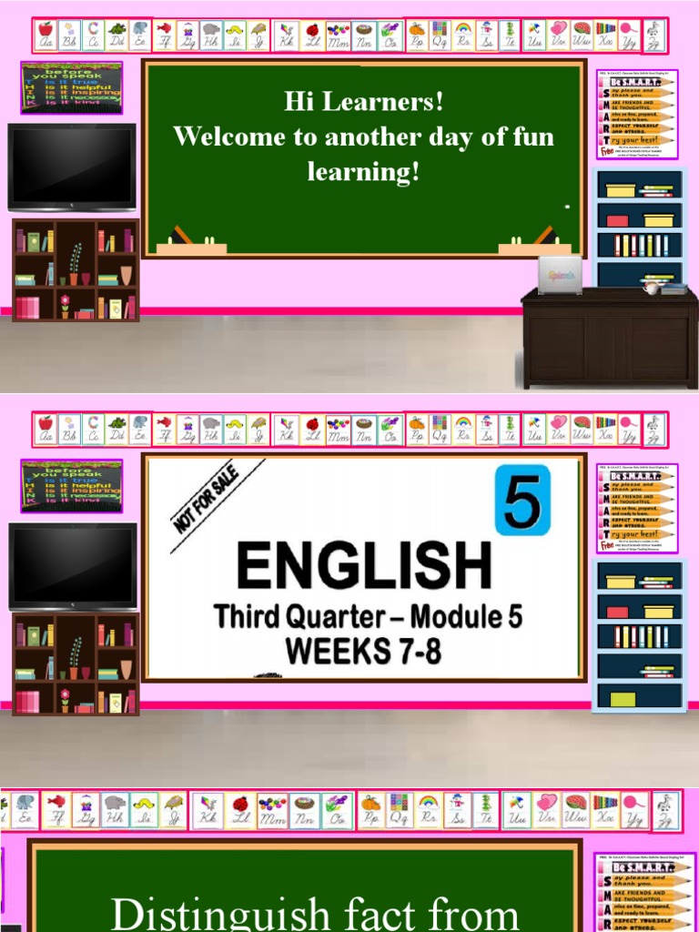 Eng5 Q3 M5 Provide Evidence To Support Fact and Opinion | PDF ...