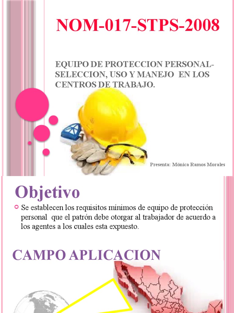 Nom-017-Stps-Equipo de Proteccion Personal-Seleccion, Uso y Manejo | PDF