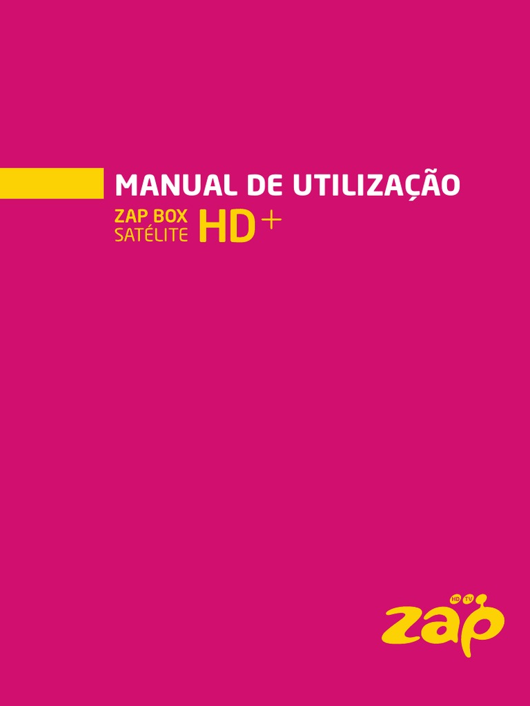 Zap Manual | PDF | HDMI | Televisão digital