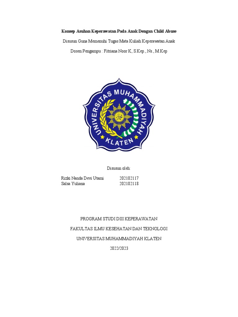 Askep Child Abuse 2C | PDF