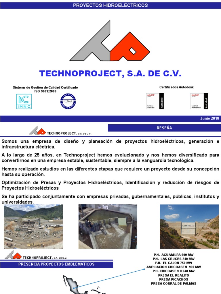 1) Presentacion General | PDF | Hidroelectricidad | Poder (Física)