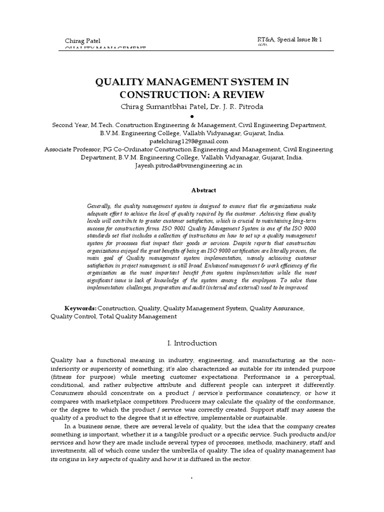 Gestion de Calidad | PDF | Quality (Business) | Quality Assurance