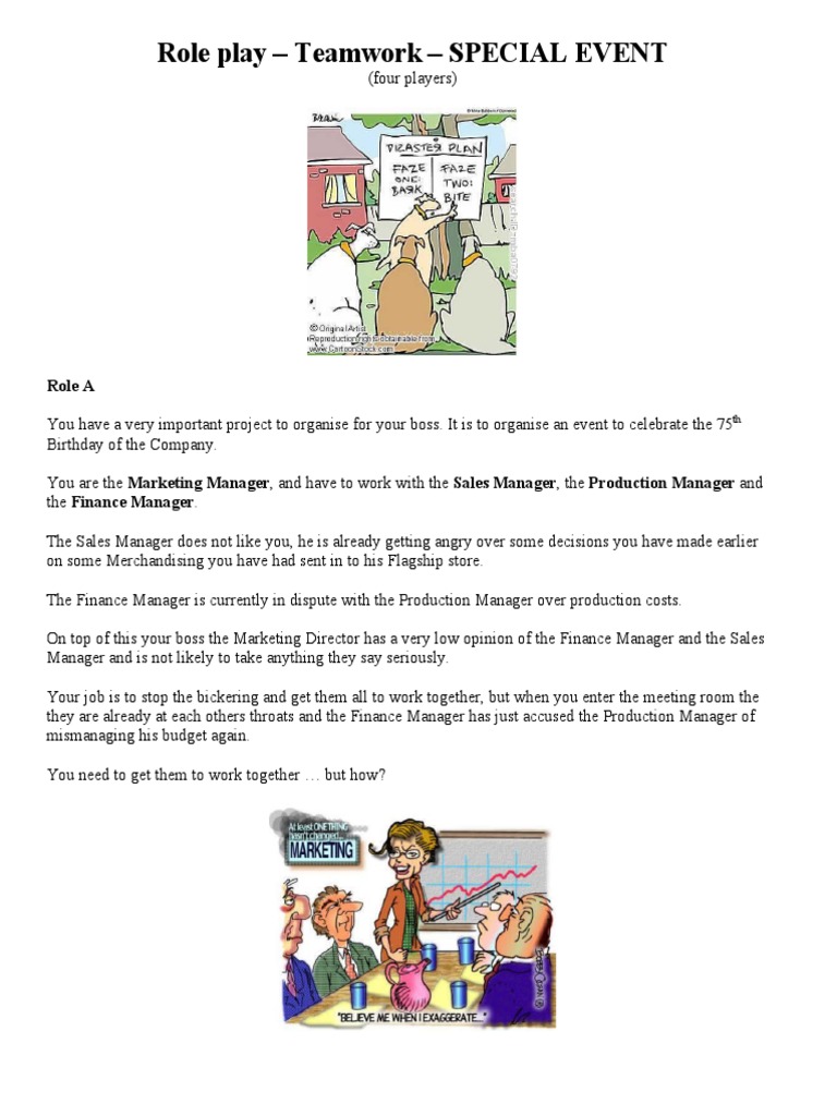 Role Play Team Work Fun Activities Games Role Plays Drama and Improvis ...