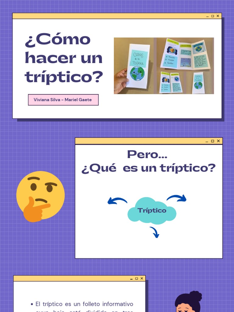 Cómo Hacer Un Tríptico | PDF