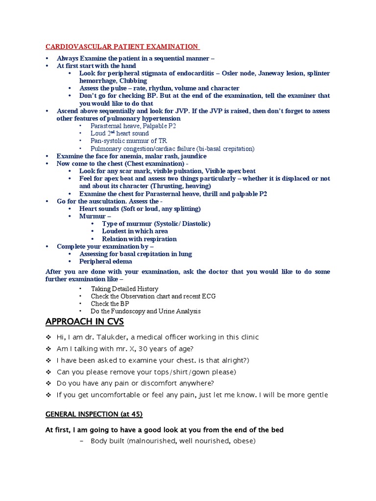 Meus Paces Instructions - CVS | PDF | Heart | Pulse