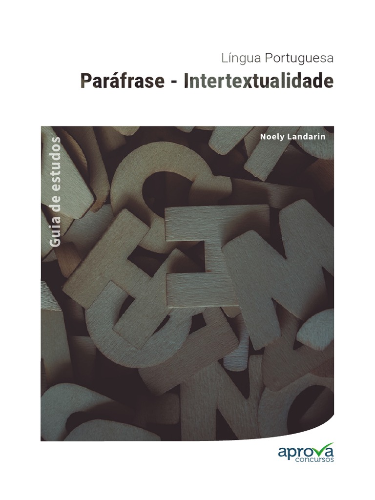 Parafrase Intertextualidade Videoaula 13 PDF | PDF | Prosa | Português (idioma)