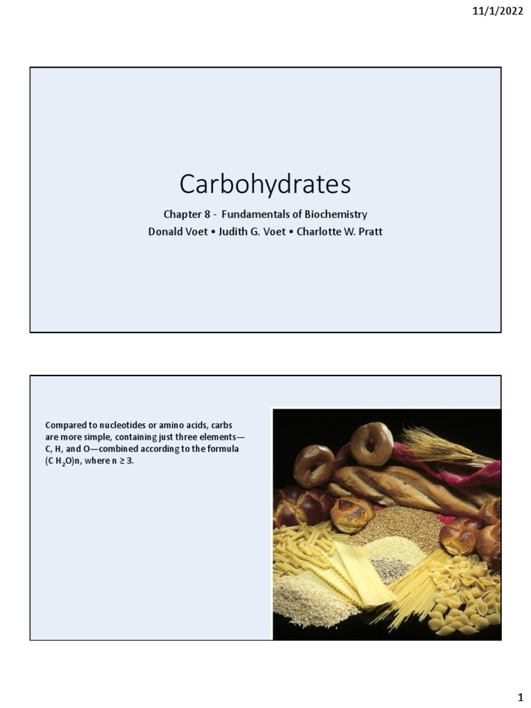 Carbohydrates | PDF | Carbohydrates | Biochemistry