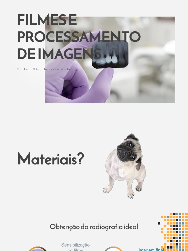 Componentes e Processamento de Filmes Radiográficos | PDF | Fixação ...