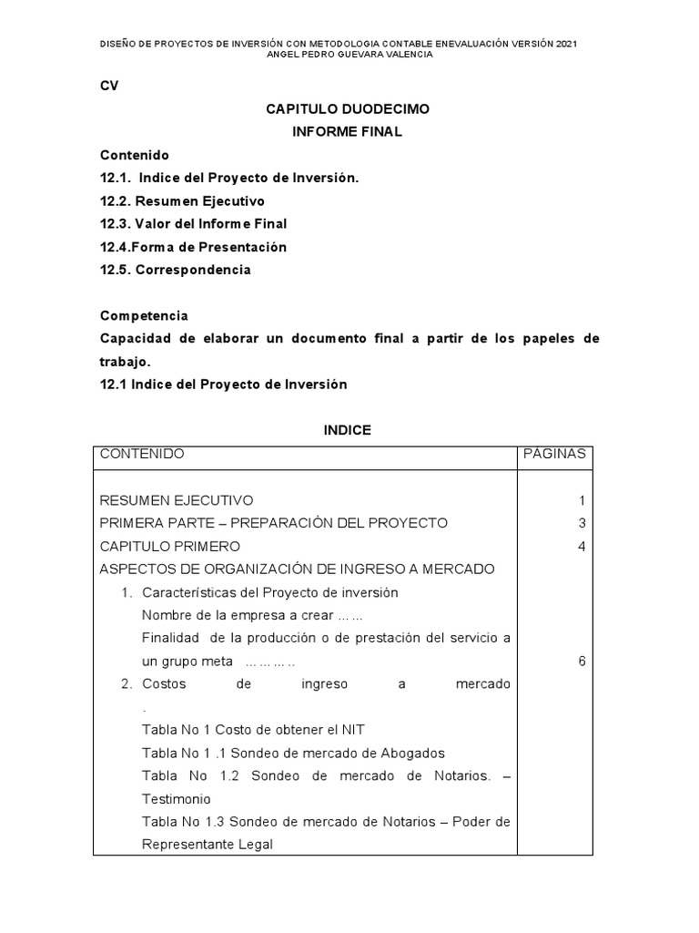 Informe Final | PDF | Producto (Negocio) | Mercado (economía)
