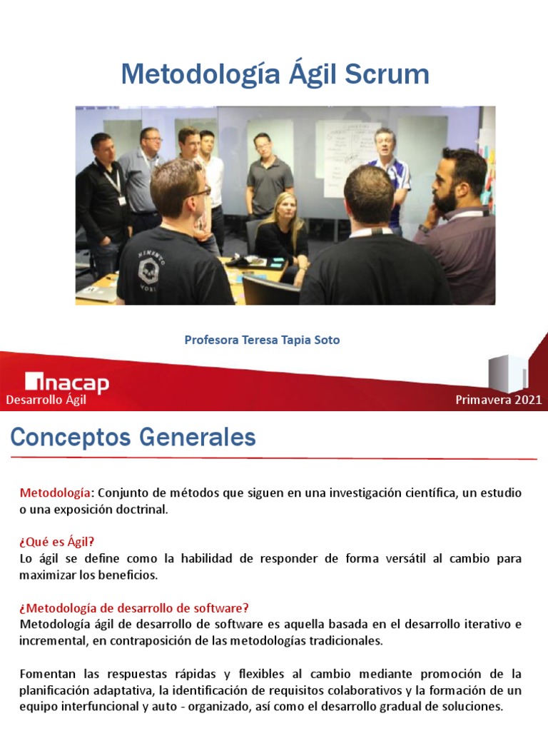 01 Desarrollo Ágil - Scrum | PDF | Scrum (desarrollo de software) | Software