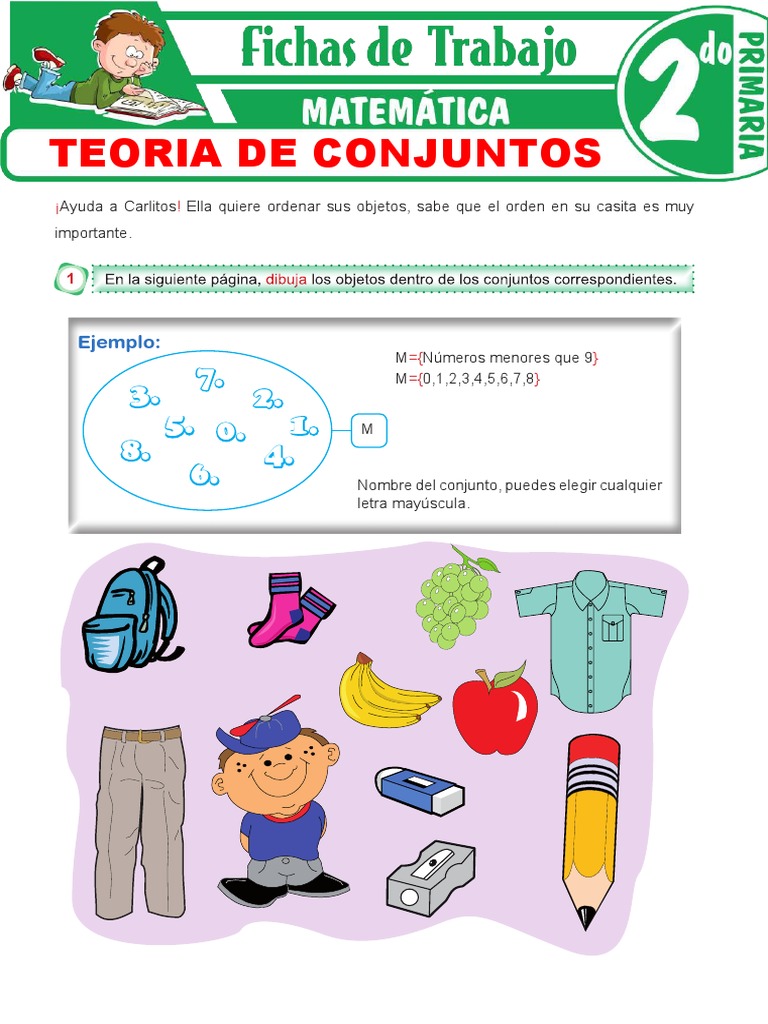 Teoria de Conjuntos para Segundo Grado de Primaria | PDF