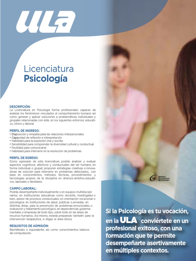 HC Ejecutiva Psicologia ULA | PDF | Sicología | Psicología industrial y organizacional