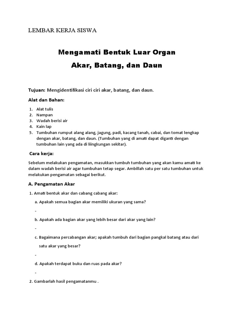 LKPD Mapel Ipa | PDF