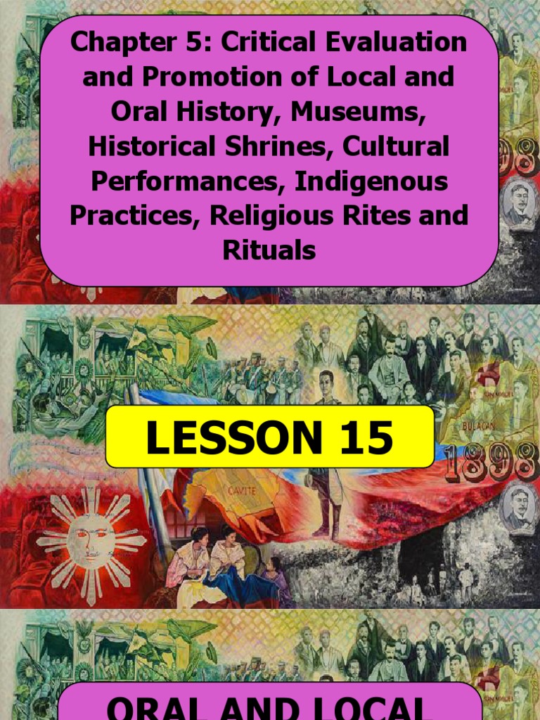 Lesson 15 Local and Oral History | PDF | Social Science