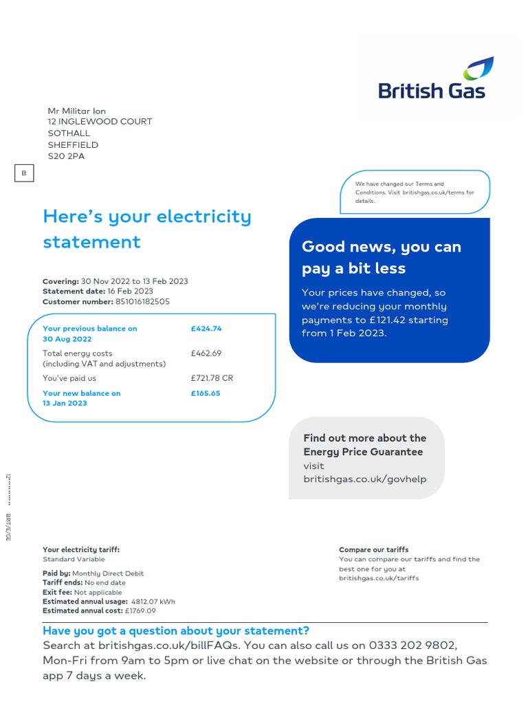 Electricity Statement Summary | PDF | Economies | Business