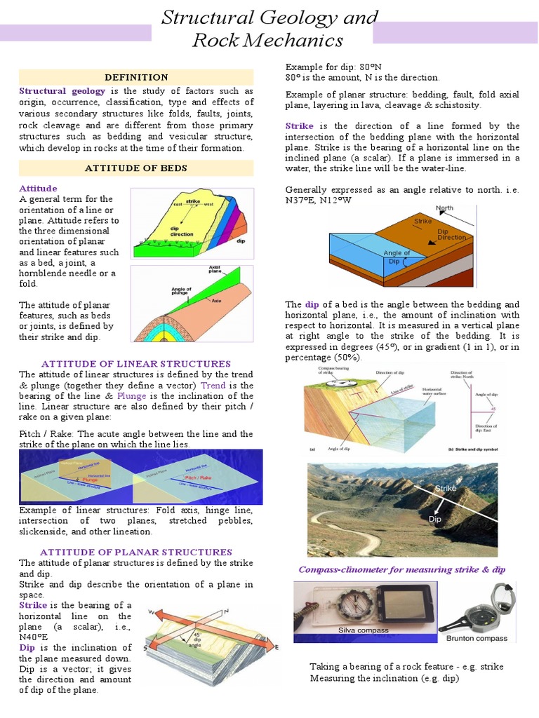 Structural Geology and Rock Mechanics | PDF | Fault (Geology) | Structural Geology