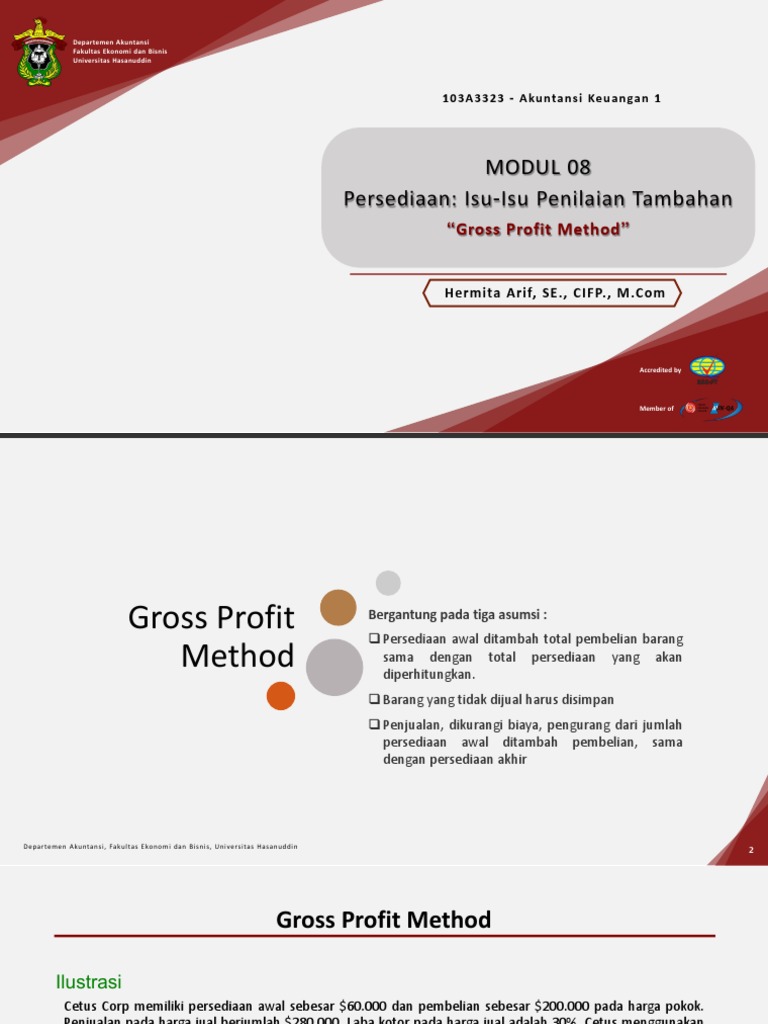 Gross Profit Method | PDF