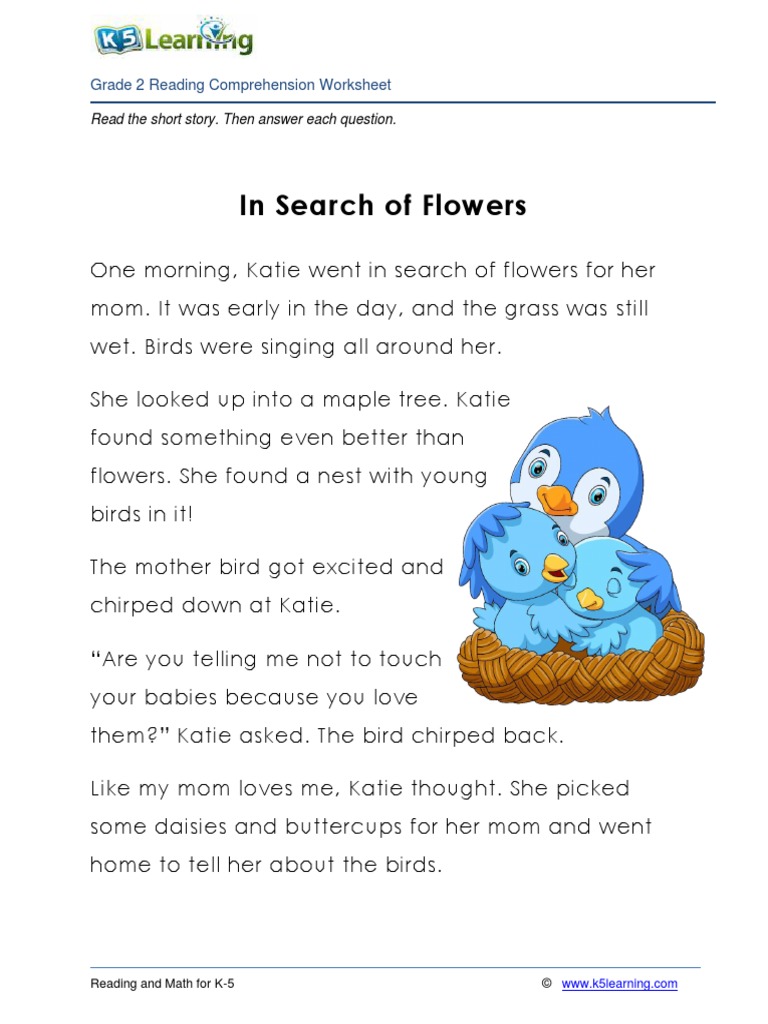 Grade 2 Story Flowers | PDF