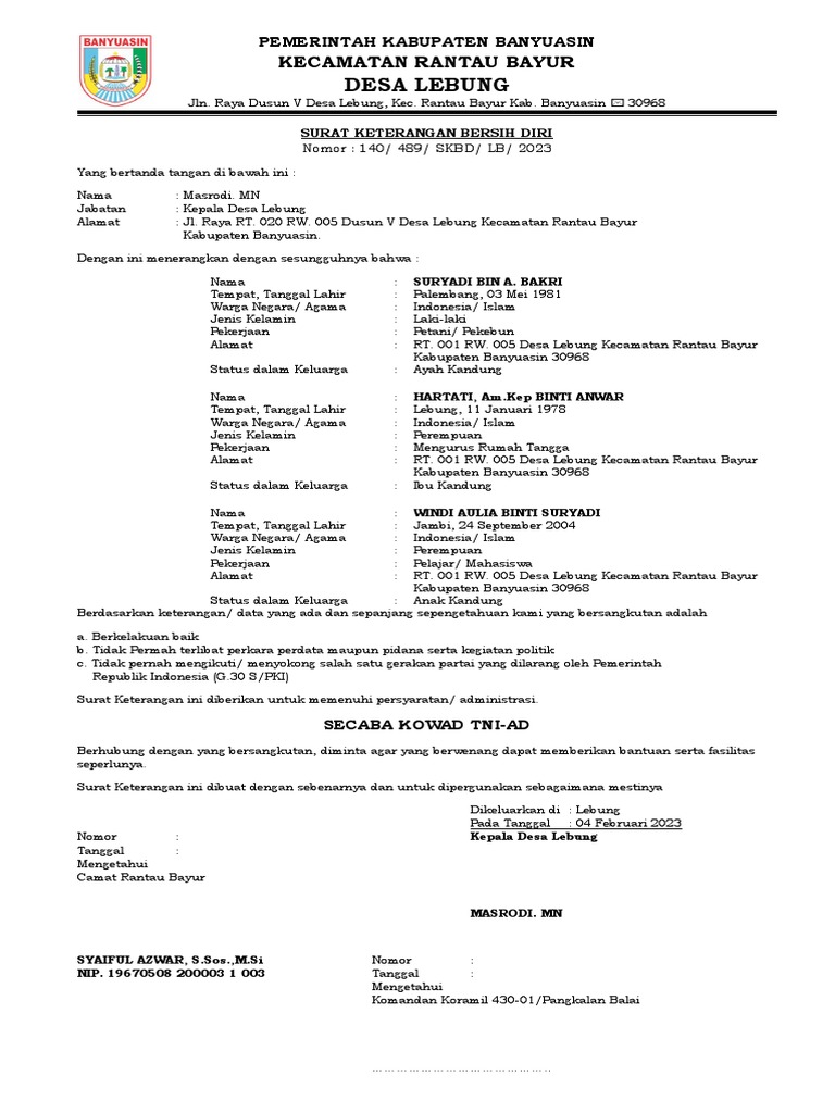 SKBD Windi Aulia | PDF