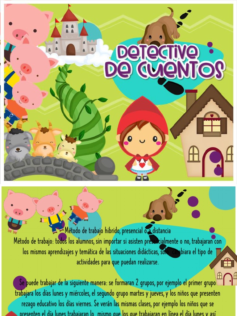 Plan 2do y 3ro Detectives de Cuentos | PDF | Color | Comunicación