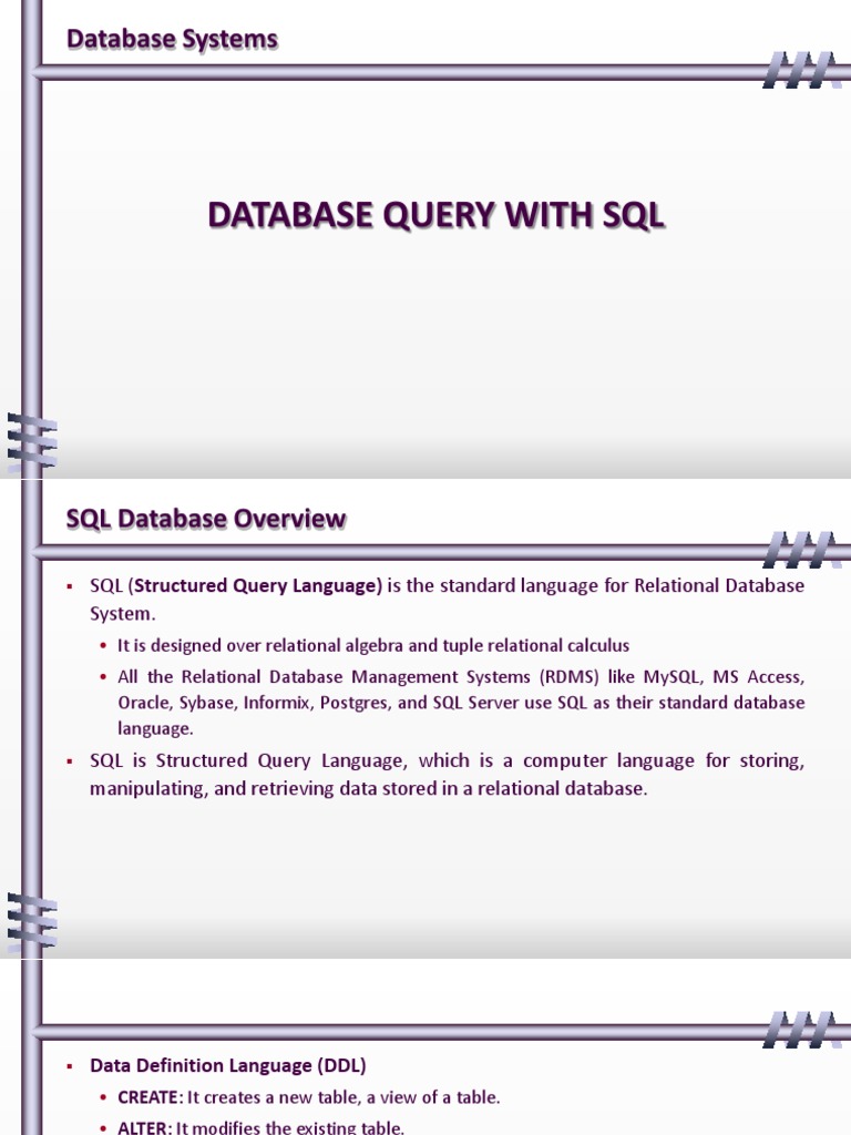 3 Sql Pdf Sql Relational Database