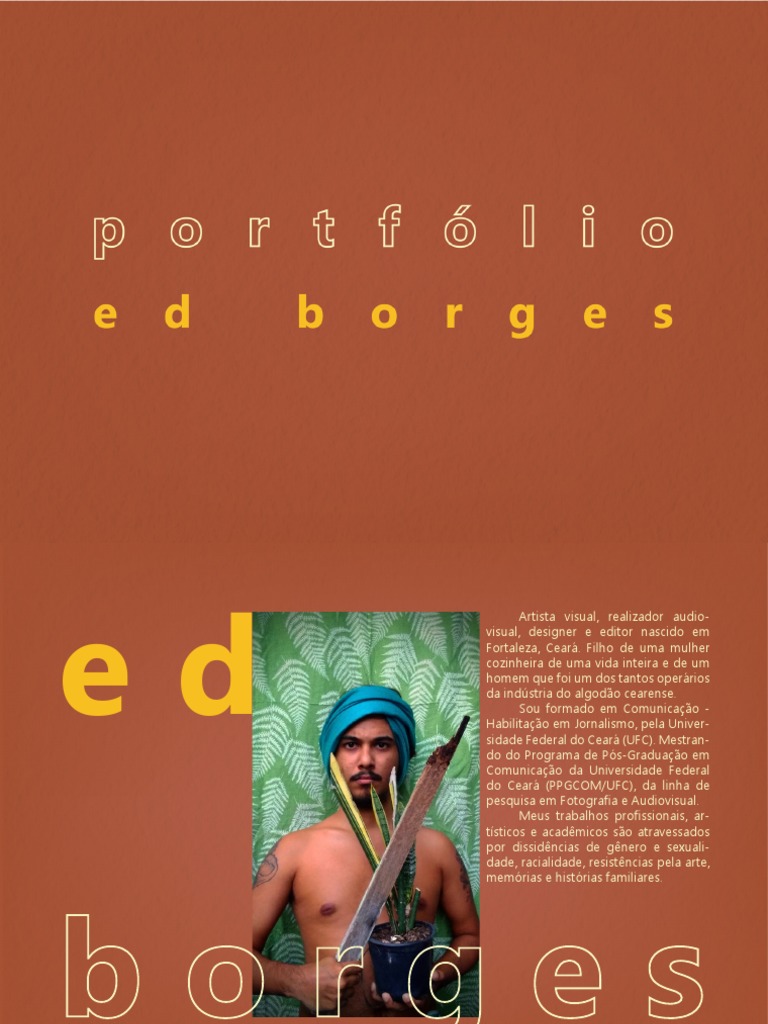 Portfolio Ed Borges 2021 Atualizado Audiovisual Mapa Cultural | PDF